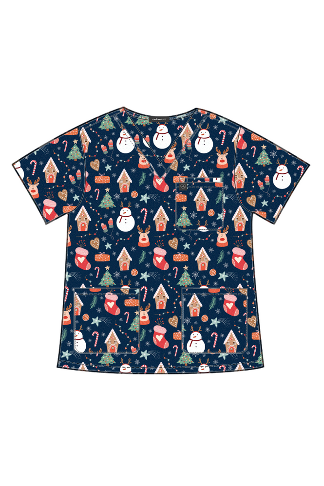 Christmas Scrub Tops l XMAS Scrub Tops l Fun Scrubs – MedicWears
