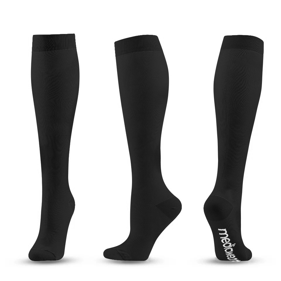 Plain Black Compression Socks l Best Compression Socks in Australia ...